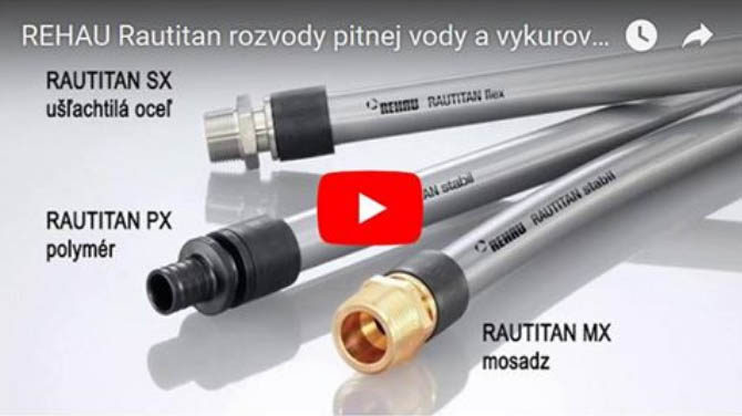 Rozvody pitnej vody a vykurovania REHAU Rautitan | GEOTHERM Slovakia s.r.o.